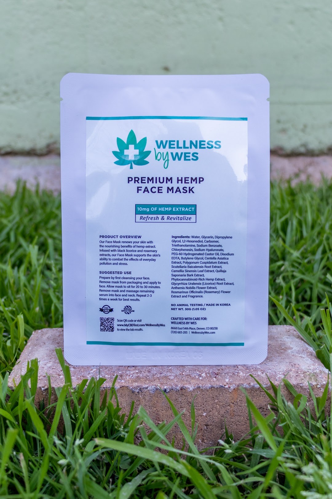 Premium 10mg CBD Facemask – Wellness By Wes